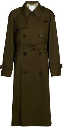 Burberry Trench droit long en coton