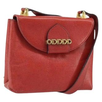 Ferragamo Sac &agrave; bandouli&egrave;re en cuir Pre-owned - Femme - Pre-owned - Rouge - Taille: ONE Size