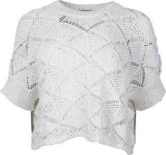 Antonelli Pull Col Rond - Blanc