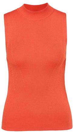 Comma Stricktop mit Stehkragen