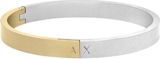 A|X Armani Exchange Herren Zweifarbig Edelstahl Armband, AXG0172040