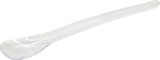 Fackelmann Fackelmann Eilöffel, Kaviarlöffel aus Kunststoff, Dessertlöffel (Farbe: Transparent), Menge: 6 Stück