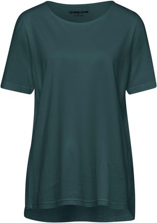 Peter Hahn Rundhals-Shirt Benedikte Green Cotton grün