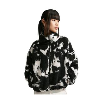 Nike Top en polaire oversize &agrave; poils longs - Femme - Sport - Multicolore - Taille: 42 FR