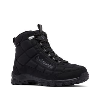 Columbia Herren Firecamp Boot Wanderschuh, Schwarz/City Grey, 40 EU Weit