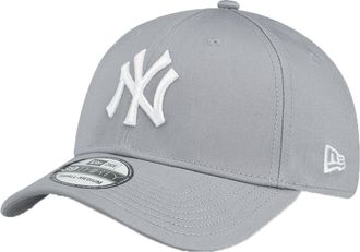 New Era MLB New York Yankees Essential 39Thirty Cap - Grau-Weiß, Größe:S-M