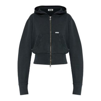 Avavav Avavav, Femme, Sweatshirts et sweats &agrave; capuche, Noir, Taille: 40 FR SweaT-shirt &agrave; Logo Brod&eacute;