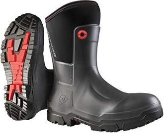 Dunlop Protective Footwear Snugboot Craftsman Bottes de pluie unisexes Noir Pointure 40, Noir, 41 EU
