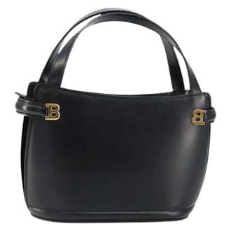 Bally Sac &agrave; main en cuir Pre-owned - Femme - Pre-owned - Noir - Taille: ONE Size