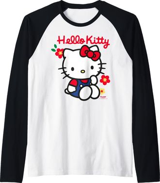 Hello Kitty Fr&uuml;hlingsblumen Sweet Cute Friends Classic XOXO Raglan