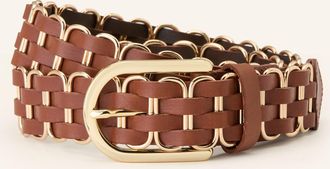 BA&SH Ba&Sh Flechtg&uuml;rtel Beck Aus Leder braun