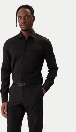 HUGO BOSS Hemd Kenno 50551242 Schwarz Slim Fit