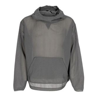Nike Leichter Mesh-Hoodie - - Sport - Herren - Grau - S