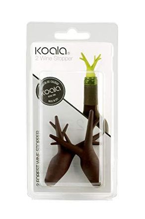 Koala Forest Stopfen, Silikon, Sicherheitsschloss, 9 x 2.5 x 18.3 cm, 2 Stück