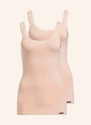 Skiny Skiny 2er-Pack Tops Advantage Cotton beige