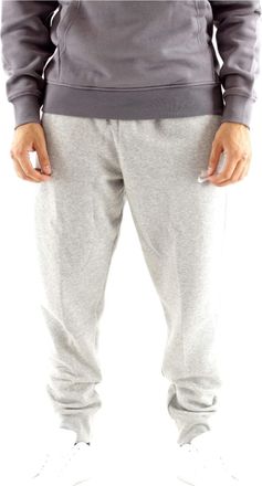 Nike Nike Herren Sportswear Club Fleece Hose, Dark Grey Heather/Matte Silver/White, XS