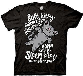 The Big Bang Theory Soft Kitty Warm Kitty T-shirt pour homme Noir - Noir - XXX-Large