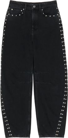 Bimba & Lola pantalon fuselé à détail de clous - Noir