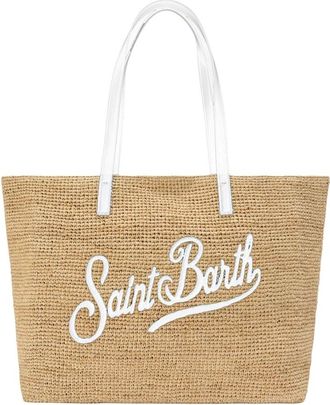 MC2 Saint Barth Femme, Sacs, Beige, Taille: ONE Size Raffia City Bag