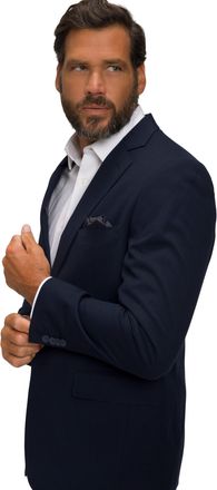 JP1880 Herren große Größen Übergrößen Menswear L-8XL Anzug KELTO, 2-TLG, FLEXNAMIC, Business, bis Gr. 72/36 dunkel Marine 66 806497730-66