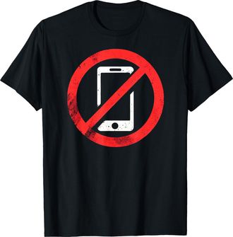 Smooth HQ Kein Handy-Symbol T-Shirt