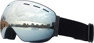 Generic Skibrille | UV Schutz Und Weitwinkel Sicht F&uuml;r Die Brille - Skibrille f&uuml;r Brillentr&auml;ger | f&uuml;r Outdoor Sport und Fahrrad geeignet f&uuml;r M&auml;nner Frauen Erw