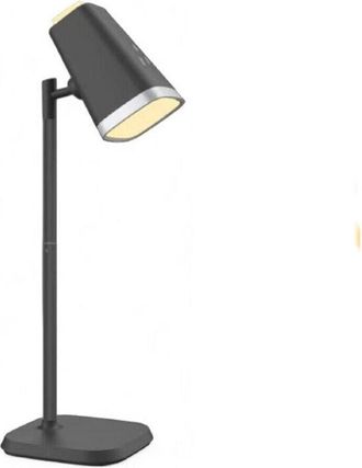Trade Shop Trade Shop - LAMPADA 2 IN 1 RICARICABILE SCRIVANIA APPLIQUE A LED 6W TOUCH DIMMERABILE CCT BL-1008 - Schwarz