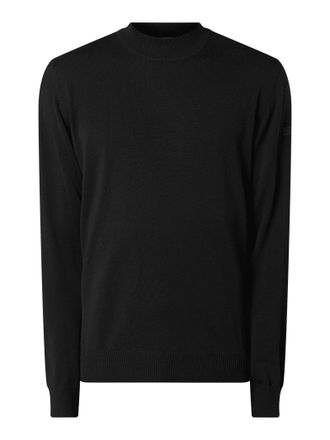 Maerz Pullover aus Merinowolle mit Stehkragen