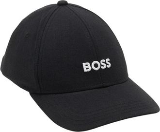 HUGO BOSS Homme, Accessoires, Noir, Taille: ONE Size The Boss Cotton Baseball Cap