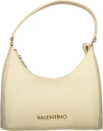 Mario Valentino Mario Valentino Beige Polyurethan Damenhandtasche mit verstellbarem Schultergurt