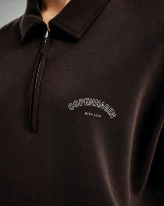 Smith & Soul Poloshirt in Sweatqualit&auml;t, Tunnelzug