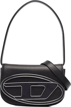 Diesel Femme, Sacs, Noir, Taille: ONE Size Sac bandouli&egrave;re structur&eacute;