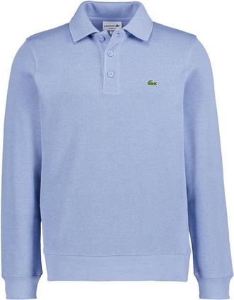 Lacoste Herren Pullover blau Baumwolle unifarben