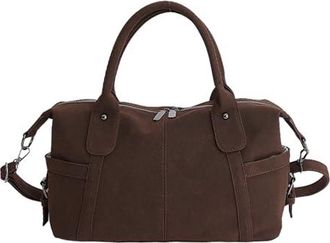 Generic Aukojoy Sac &agrave; bandouli&egrave;re en cuir synth&eacute;tique avec sangle r&eacute;glable, poign&eacute;e tendance sur le dessus, porte-monnaie quotidien pour femme, voyage, travai