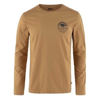 Fj&auml;llr&auml;ven Herren Forever Nature Badge LS T-Shirt, Buckwheat Brown, XXL