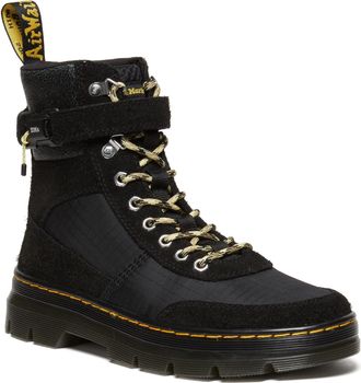 Dr. Martens COMBS Cordura/Rubbery BLACK, Unisex-Erwachsene Stiefel, Schwarz (black), 46 EU