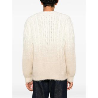 ATOMOFACTORY Cable-Knit Ombr&eacute; Sweater - Beige
