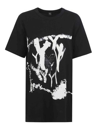 Yohji Yamamoto T-Shirt - Schwarz