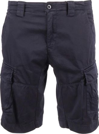 C.P. Company C.p. Company, Homme, Shorts, Bleu, Taille: L Lens Cargo Bermuda