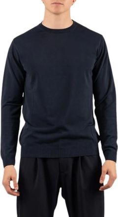 Daniele Fiesoli Homme, Pulls, Bleu, Taille: XL Paricollo Crew Neck