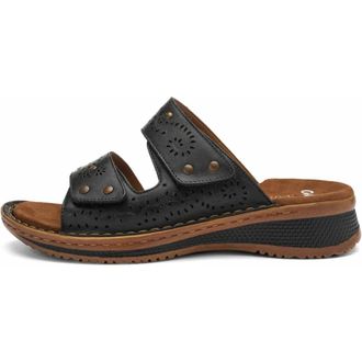 zwei Keilsandalette - - Shoes - Damen - Schwarzk - 42 EU