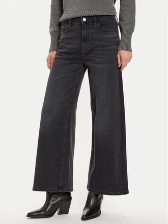 Guess Jeans W4BA82 D5HD1 Schwarz Wide Leg