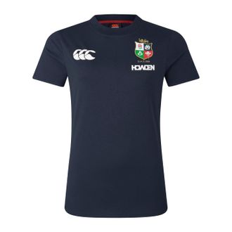 Canterbury Of New Zealand Damen British and Irish Lions Cotton Jersey, Dark Sapphire, 8