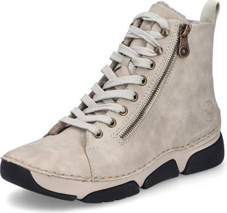 Rieker Damen Klassische Stiefeletten 45920, Frauen Stiefeletten,Kurzstiefel,uebergangsschuhe,uebergangsstiefel,Boots,Stiefel,beige (60),40 EU / 6.5 UK