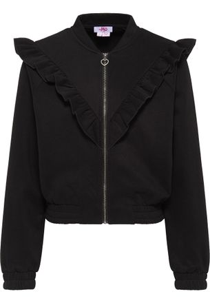 Mymo Sweatjacke Damen schwarz