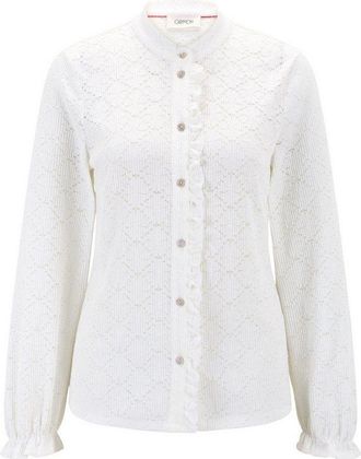 Cartoon Langarmbluse Spitzenbluse