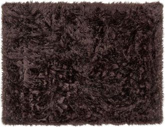 Beliani Beliani - Plaid Couvre-lit Fourrure Synth&eacute;tique 150 x 200 cm en Polyester Marron Delice