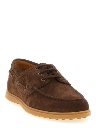Tod's Suede Boat Shoe - Brown