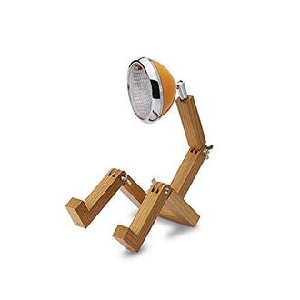 Piffany Copenhagen Piffany Mini Mr. Wattson Lampe de Table &agrave; LED, design &eacute;l&eacute;gant et minimaliste, alliage de haute qualit&eacute; en bois de fr&ecirc;ne - MC Laren Orange