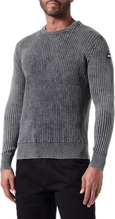 Schott NYC PLKARTER1 Pull, Noir, XXXL Homme